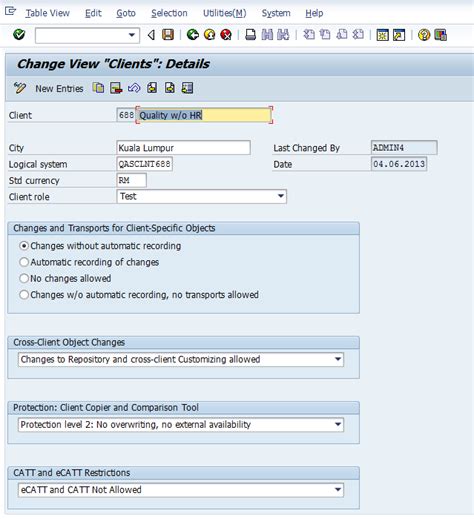 SAP Basis For Beginner Avoid Pop Up Of Transport Request Option In QAS Environment