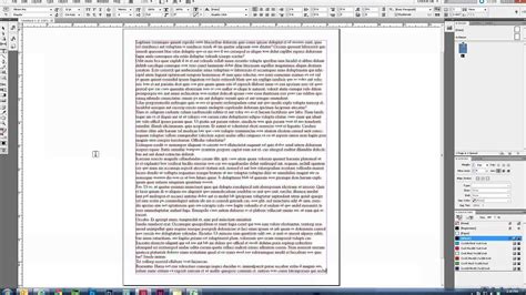 indesign creating and using a master text frame youtube