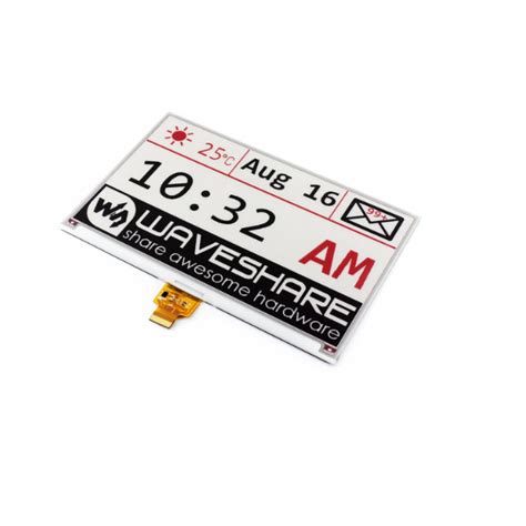 Waveshare 75 Inch E Paper Display Hat C Screen For Raspberry Pi