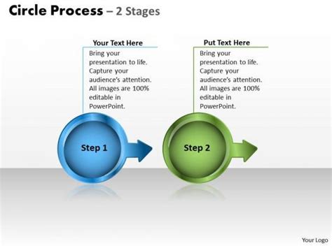 Business Diagram Linear Flow Step