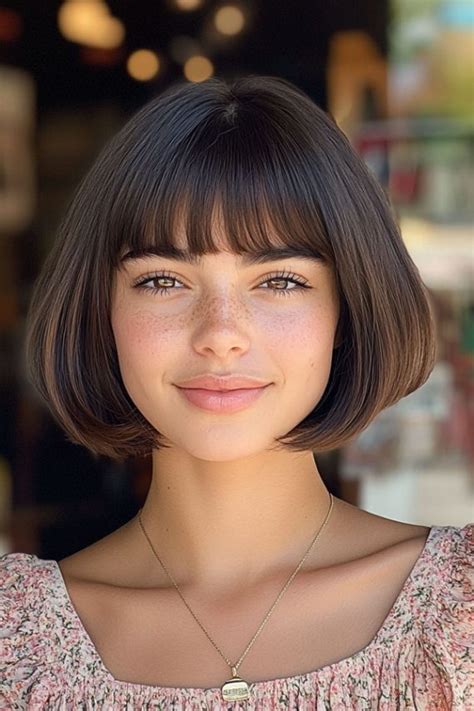 36 Stylish Bob Haircuts With Fringe For A Fresh Look
