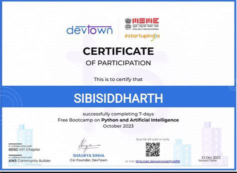 sibisiddharth ganesan on linkedin devtown pythonprogramming
