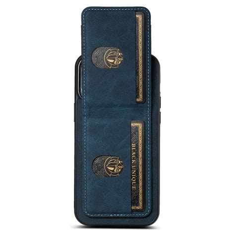 For Iphone 15 Suteni H03 Litchi Leather Card Bag Stand Back Phone Case