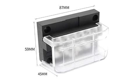 12 Way Negative Bus Bar Modular Power Distribution Block Fuse Block Holder 32v 100a For Car