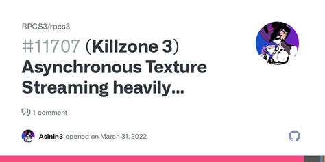 Killzone 3 Asynchronous Texture Streaming Heavily Impacting Performance · Issue 11707 · Rpcs3