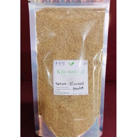 Jual Brown Flaxseed Powder 500gr Biji Rami Bubuk 500gr Shopee Indonesia