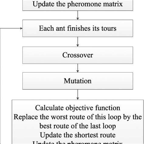 Flowchart Of The Modified Ant Colony Optimization Maco Algorithm For