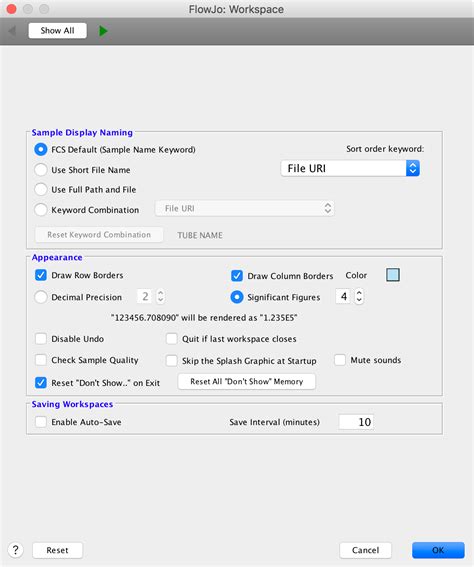 workspace flowjo documentation flowjo documentation documentation