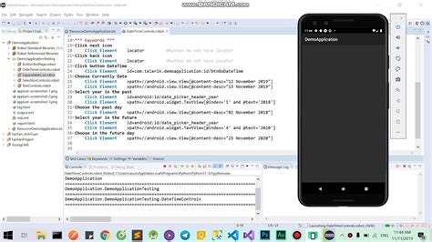 Appium Robotframework How To Select Date Time With Android Devices Youtube