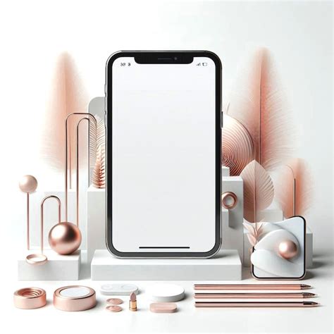 Versatile Mobile Mockup For Comprehensive App Ui Showcases Premium Ai Generated Image