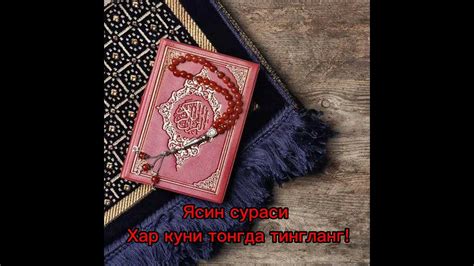 Слушайте утром и вечером сура Ясин🌷 يس Surah коран коранисунна мишари рашид Youtube