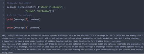 langchain trading stock analysis and llm based equity analysis in python