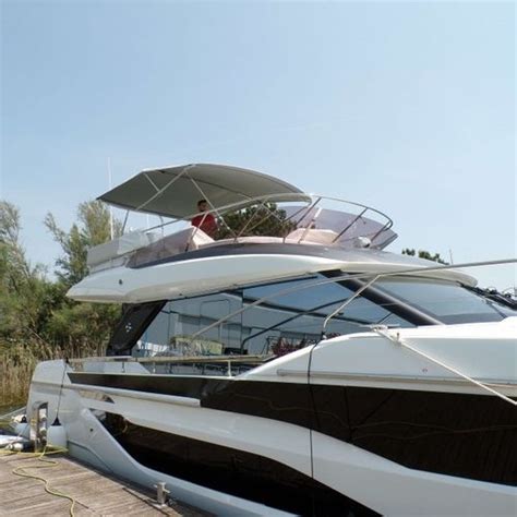Bimini Top Pour Bateau Prestige F4 T Top Nautic Pour Flybridge