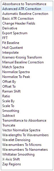 Peak Spectroscopy Software Batch Processing Of Spectra