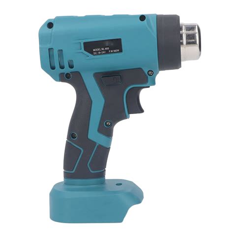 Cordless Heat Gun 360w High Power Hot Air Tool Kit 400℃ For Heat Shrink Crafting With 4 Nozzles