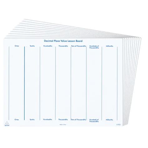 Showandtell Decimal Pv 30p Educational Vantage