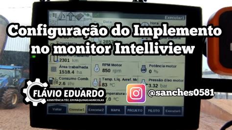 Gps Configuração Do Implemento No Monitor Intelliview Iv Youtube