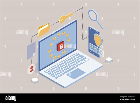 isometric ensuring personal data protection with user authentication