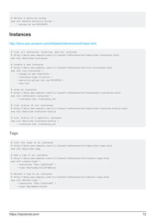 Aws Cli PDF