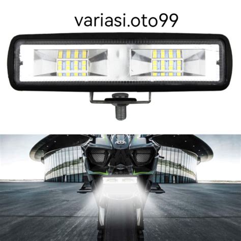 Jual Lampu Tembak Sorot LED Titik Mata CWL Watt Cree W Lampu Motor Mobil Bahan Aluminum