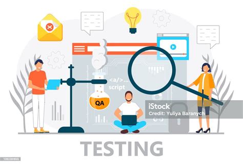 Web Developer Concept Vector For Landing Page Programmer Constructs Website Using Crane And