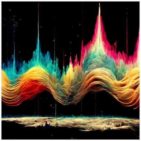 Abstract Sound Waves Art Print Wave Art Soundwave Art Sound Waves