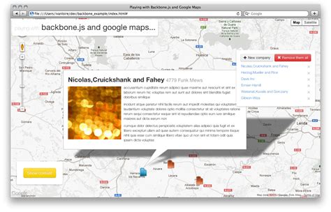 GitHub Iloire Backbonejs Googlemaps Demo Simple Backbone Js And