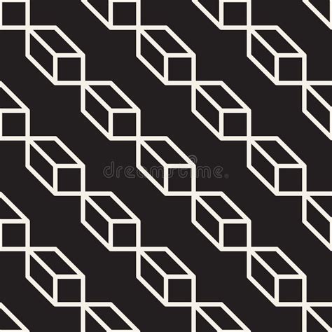 Vector Seamless Pattern Repeating Abstract Background Black And White