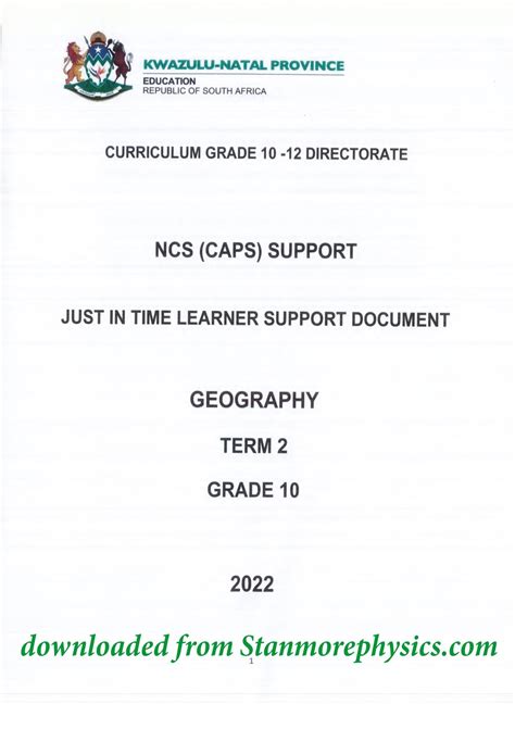 Grade 10 Past Papers Download