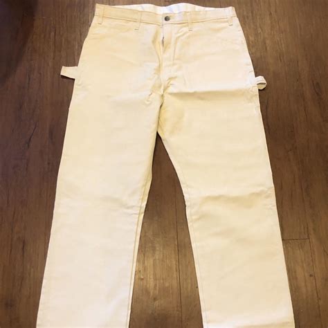 Natural Colored Dickies Off White Color With Tags Depop