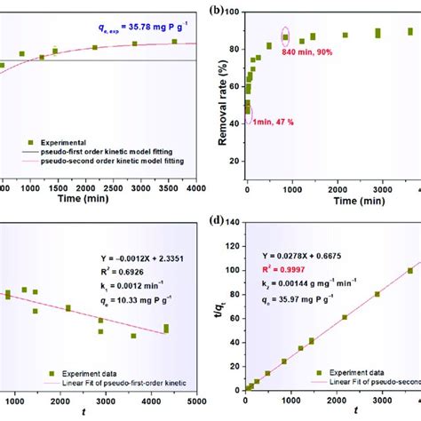 A Kinetic Process And Non Linear Forms Of Pseudo First Order And