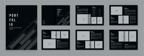 Architectural Portfolio Design Layout