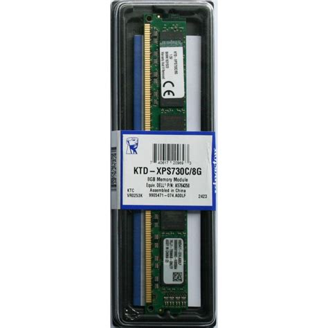New Kingston 8gb Pc3 12800 240 Pin Ddr3 1600mhz Desktop Memory Non Ecc Ktd Xps730c 8g