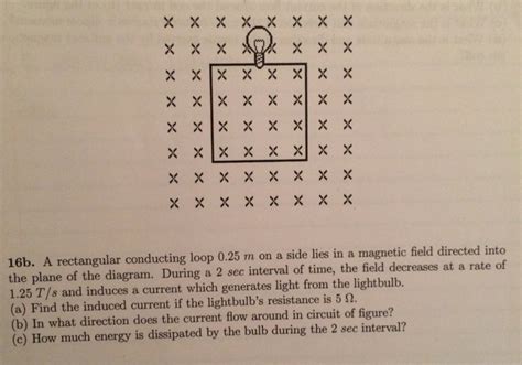 solved a rectangular conducting loop 0 25 m on a side lies