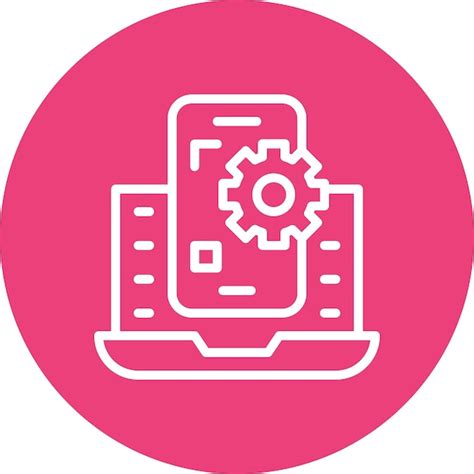 Premium Vector App Development Vector Icon Illustration Of Coding And Development Iconset