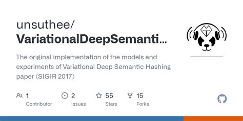 Github Unsutheevariationaldeepsemantichashing The Original Implementation Of The Models And