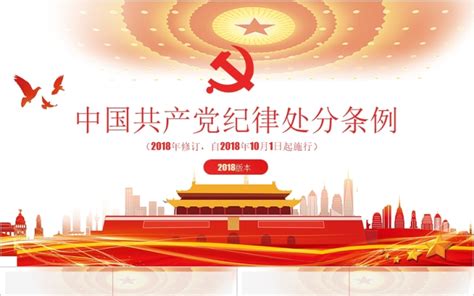 党课培训中国共产党纪律处分条例ppt Ppt模版下载 巧图办公