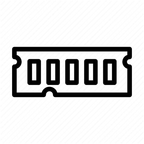 Ram Memory Hardware Storage Chip Icon Download On Iconfinder