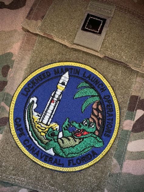 Usaf Lockheed Martin Launch Operations Cape Canaveral Fl Patch W Hook