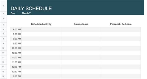 10 Templat Jadwal Gratis Di Excel Google Spreadsheet Dan ClickUp