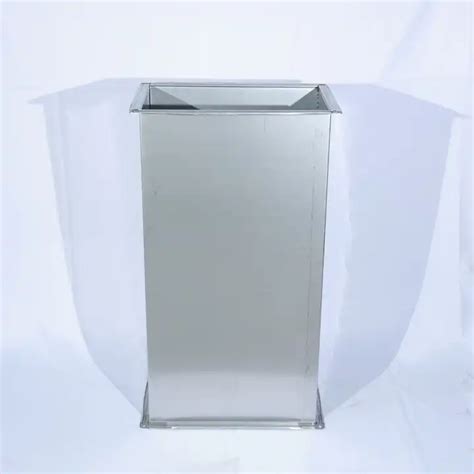 Rectangular Duct Hospital Hall Hvac Systems Electric Galvanized Steel Pvc Industrial Design