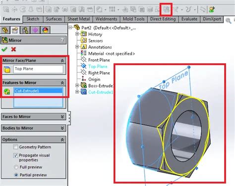 How To Make A Nut In SolidWorks CAD Com