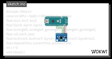 Mpu6050 Wokwi Esp32 Stm32 Arduino Simulator