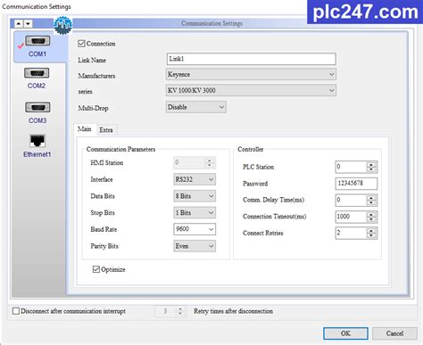 Keyence Kv3000 And Delta Hmi Rs232 Connection Tutorial