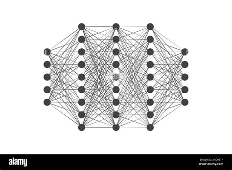 Neural Network Model Artificial Intelligence Ai Stock Vector Image And Art Alamy