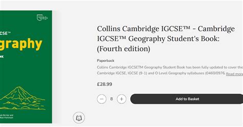 Igcse Geography 4th Edition Now Available To Purchase