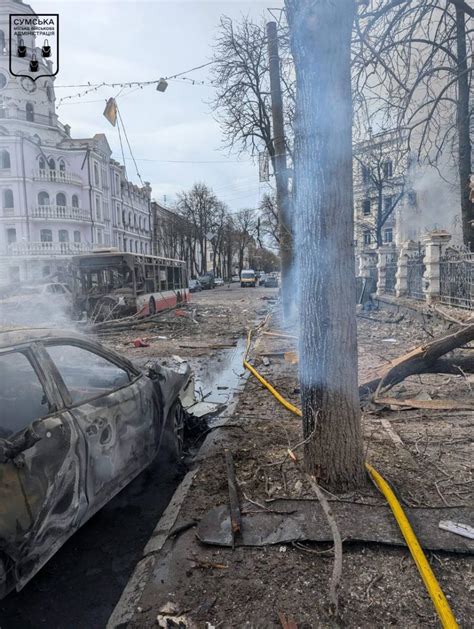 Удар по Сумах ракета забрала життя водія тролейбуса та його пасажирів Главред