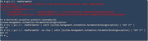 Output Redirection Powershells Trycatchfinally And Erroraction Stop