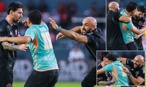 Lionel Messis Bodyguard Is Finally Beaten After Being Floored By A