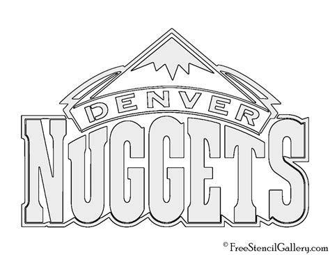 Denver Nuggets Logo Coloring Pages Coloring Pages